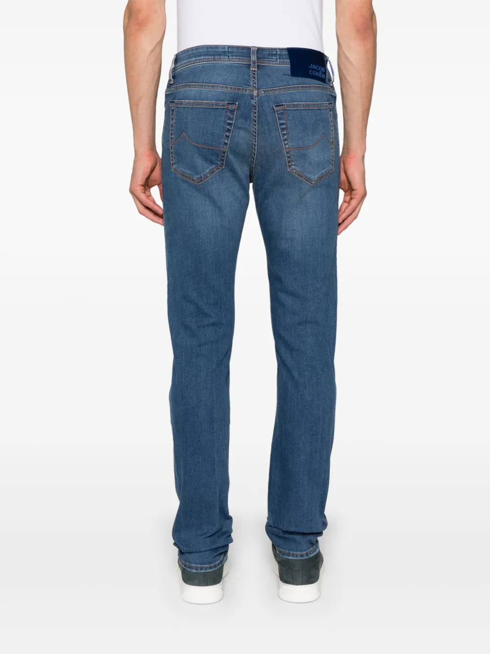 Jacob Cohën logo-patch Jeans | Blue | FARFETCH