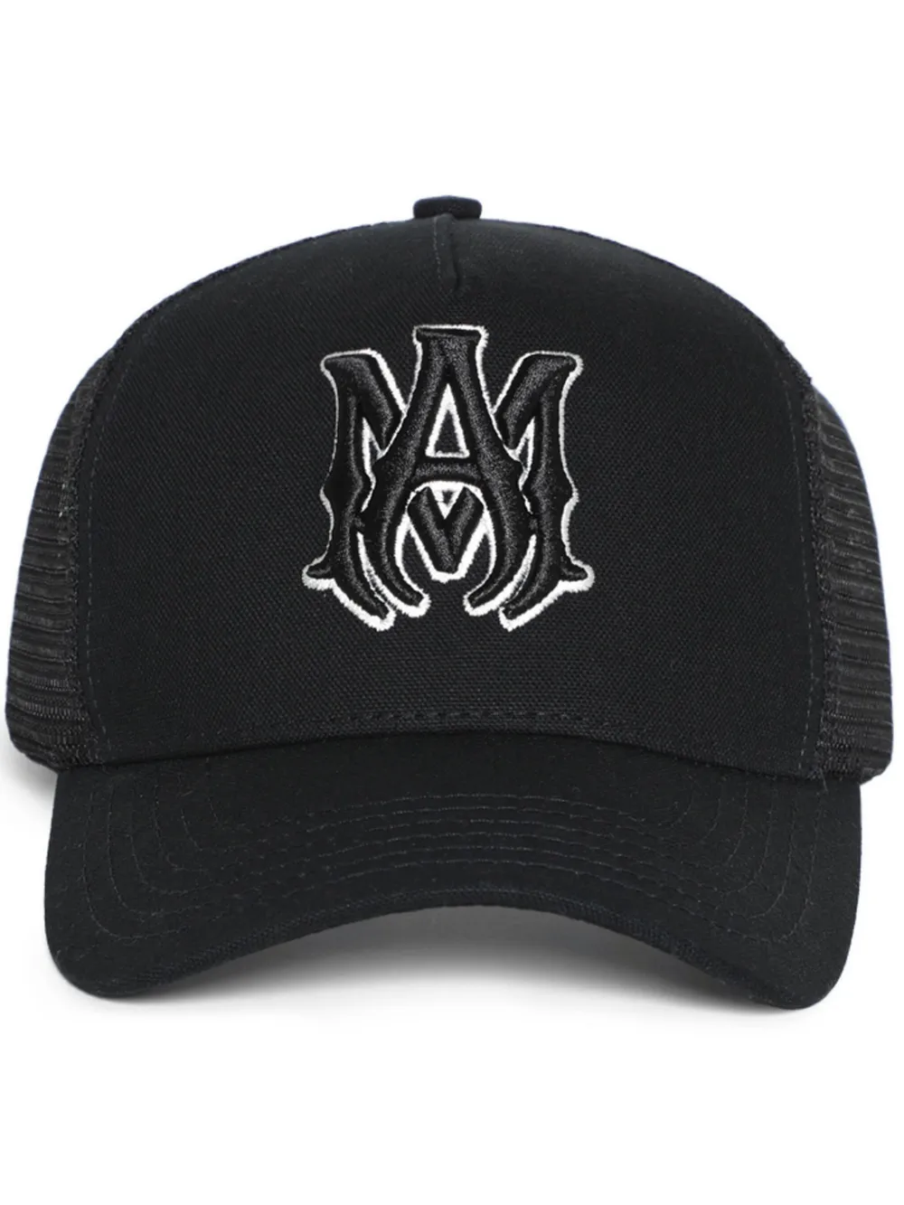 AMIRI MA Logo Trucker Cap | Black | FARFETCH AU