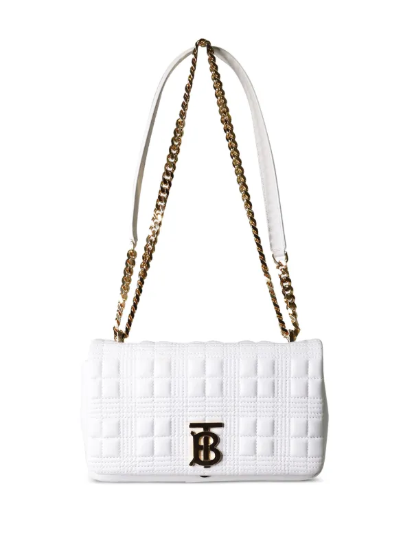 Burberry Pre Owned Small Lola Shoulder Bag White FARFETCH