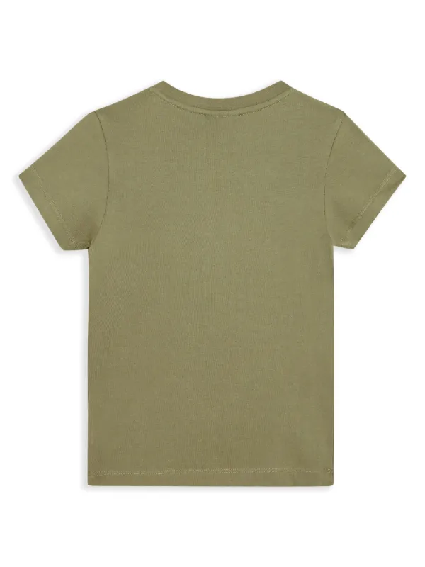 Lacoste logo patch T shirt Green FARFETCH AO