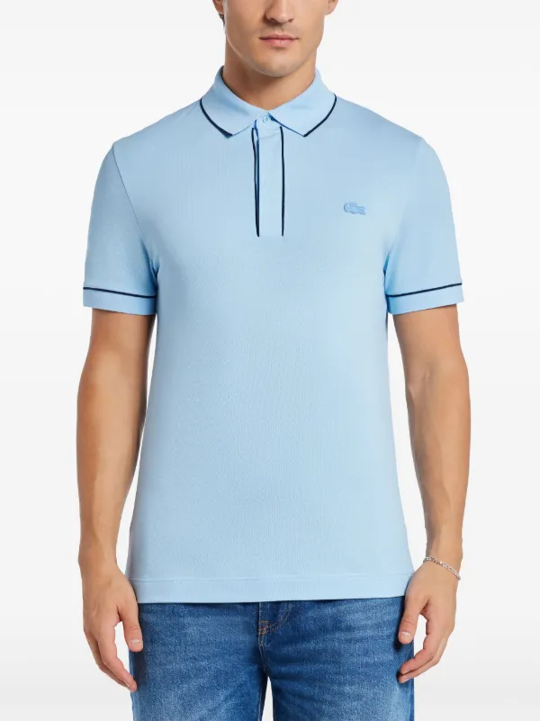 Lacoste Polo a Patch Logo Bleu FARFETCH DZ