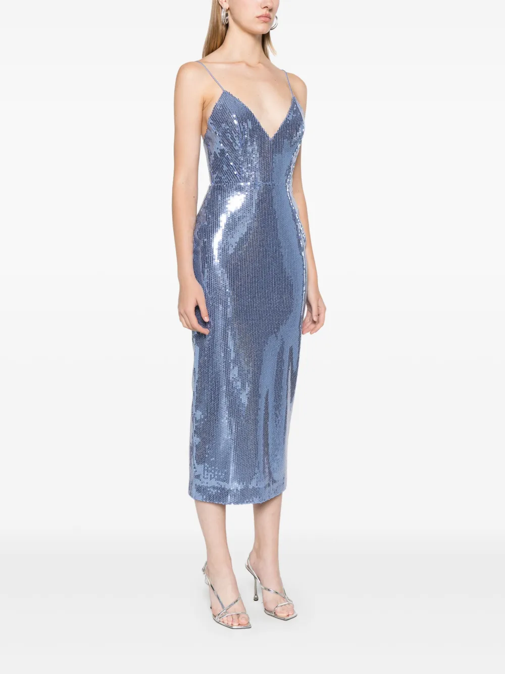Alex Perry Bikini Midi Dress | Blue | FARFETCH UK
