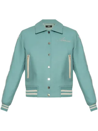 AMIRI bone-patch Jacket | Blue | FARFETCH