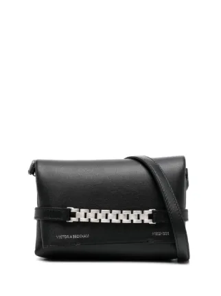 Victoria Beckham Mini Chain Pouch Crossbody Bag | Black | FARFETCH