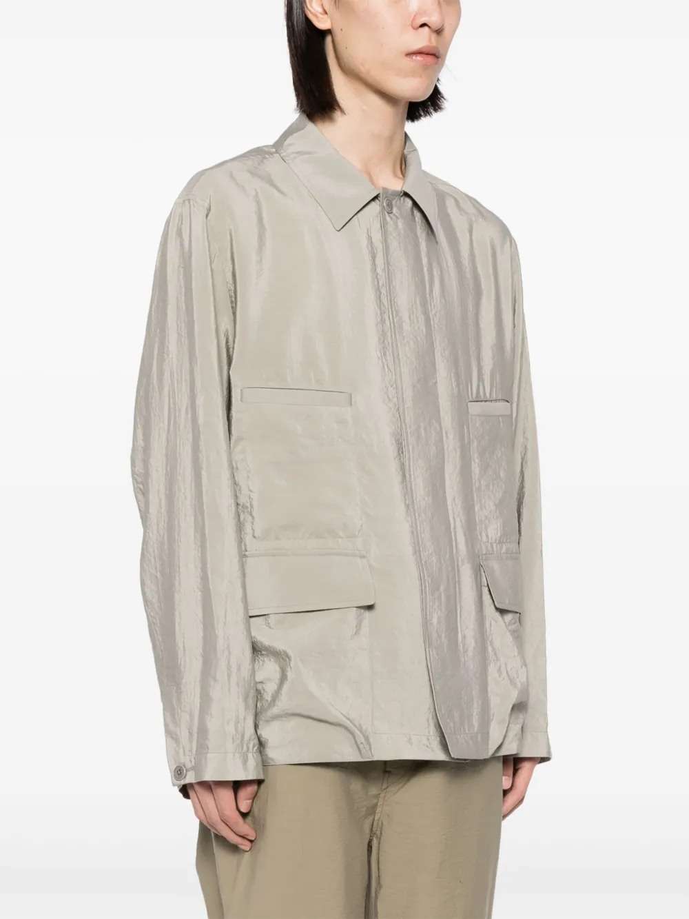 LEMAIRE four-pockets Overshirt | Neutrals | FARFETCH