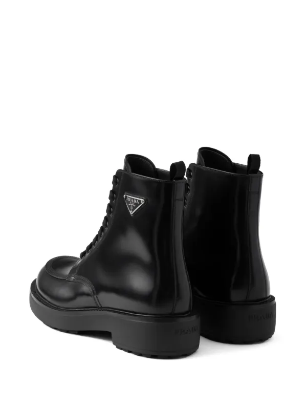 Prada レザーブーツ | ブラック | FARFETCH JP Prada レザーブーツ | ブラック | FARFETCH JP