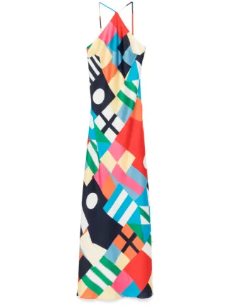 STAUD Cubism Dress | Neutrals | FARFETCH UK