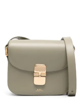 A.P.C. Mini Grace Shoulder Bag | Green | FARFETCH