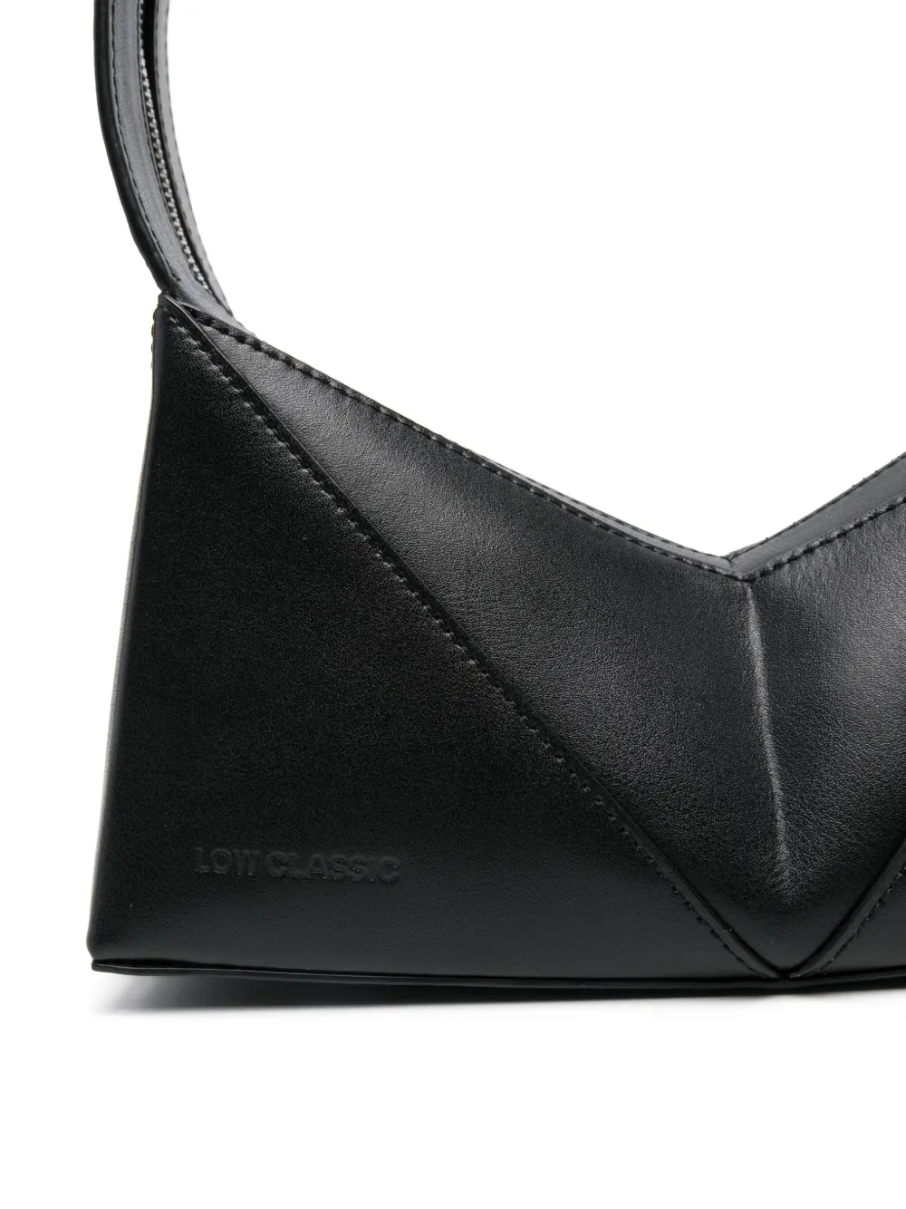 Low Classic Folded Cube Leather Tote Bag | Black | FARFETCH