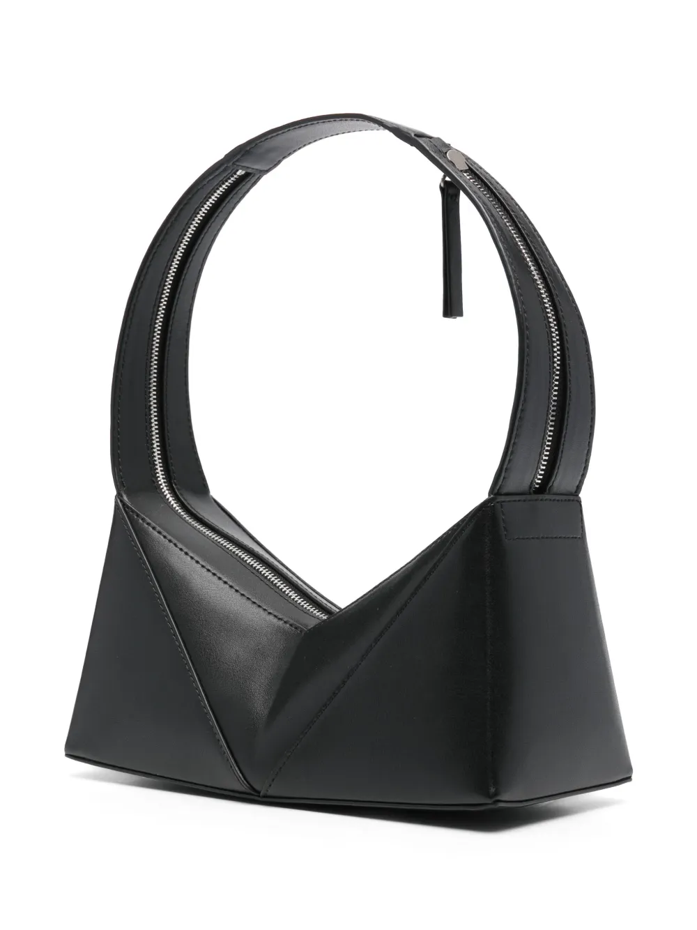 Low Classic Folded Cube Leather Tote Bag | Black | FARFETCH