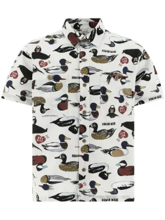 Human Made Ducks Shirt | White | FARFETCH HK