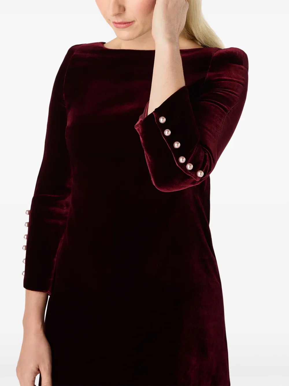 JANE Vestido De Terciopelo | Rojo | FARFETCH MX