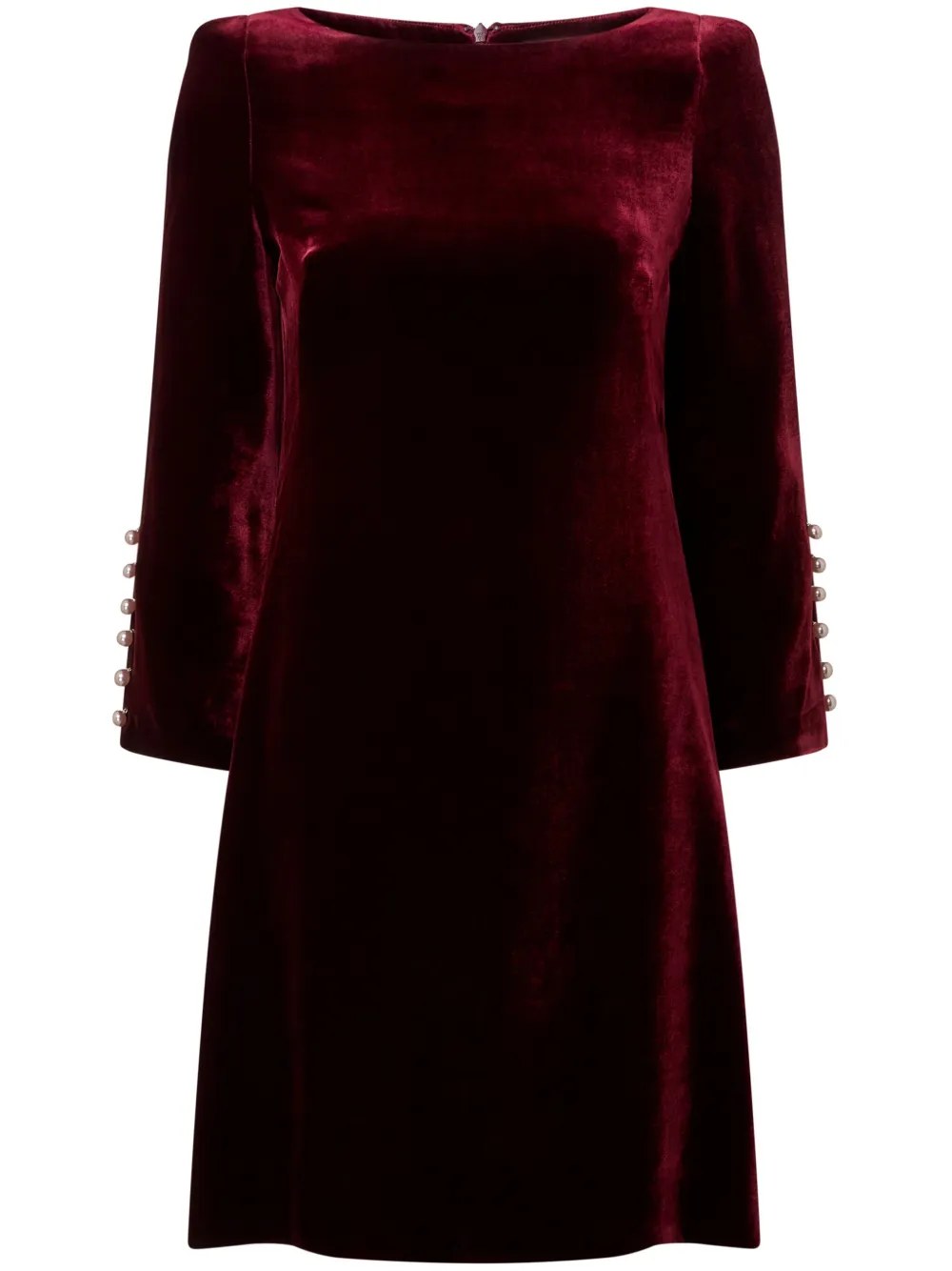 JANE Vestido De Terciopelo | Rojo | FARFETCH MX