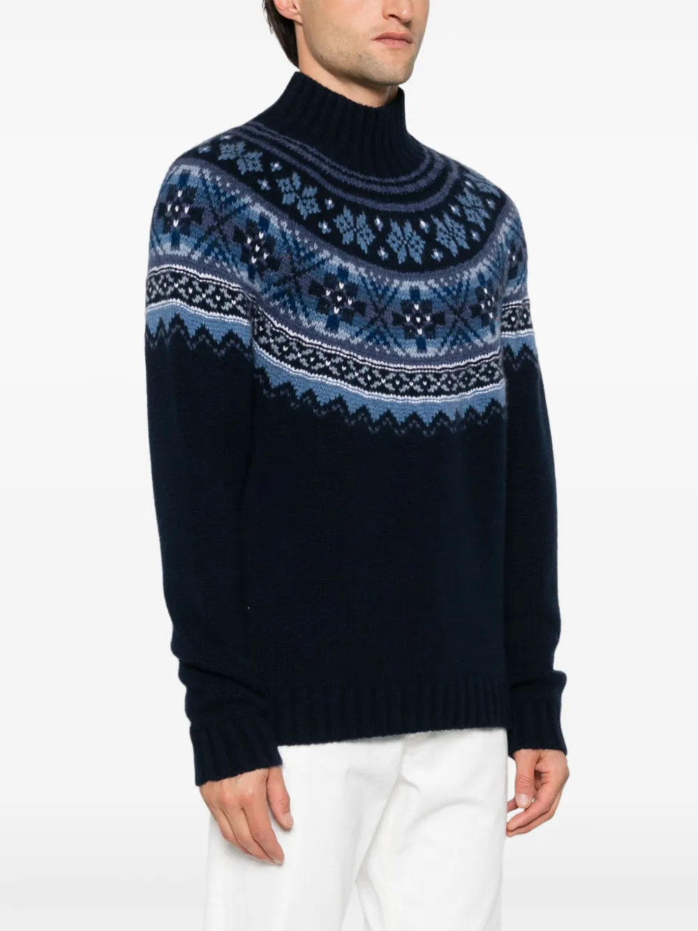 Eric Bompard ハイネック セーター | ブルー | FARFETCH JP