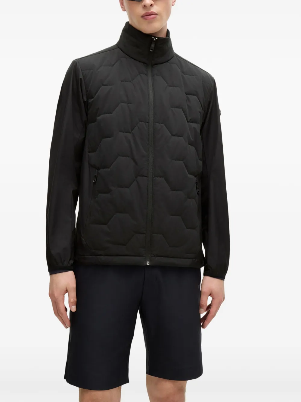 BOSS Quilted Jacket | Black | FARFETCH