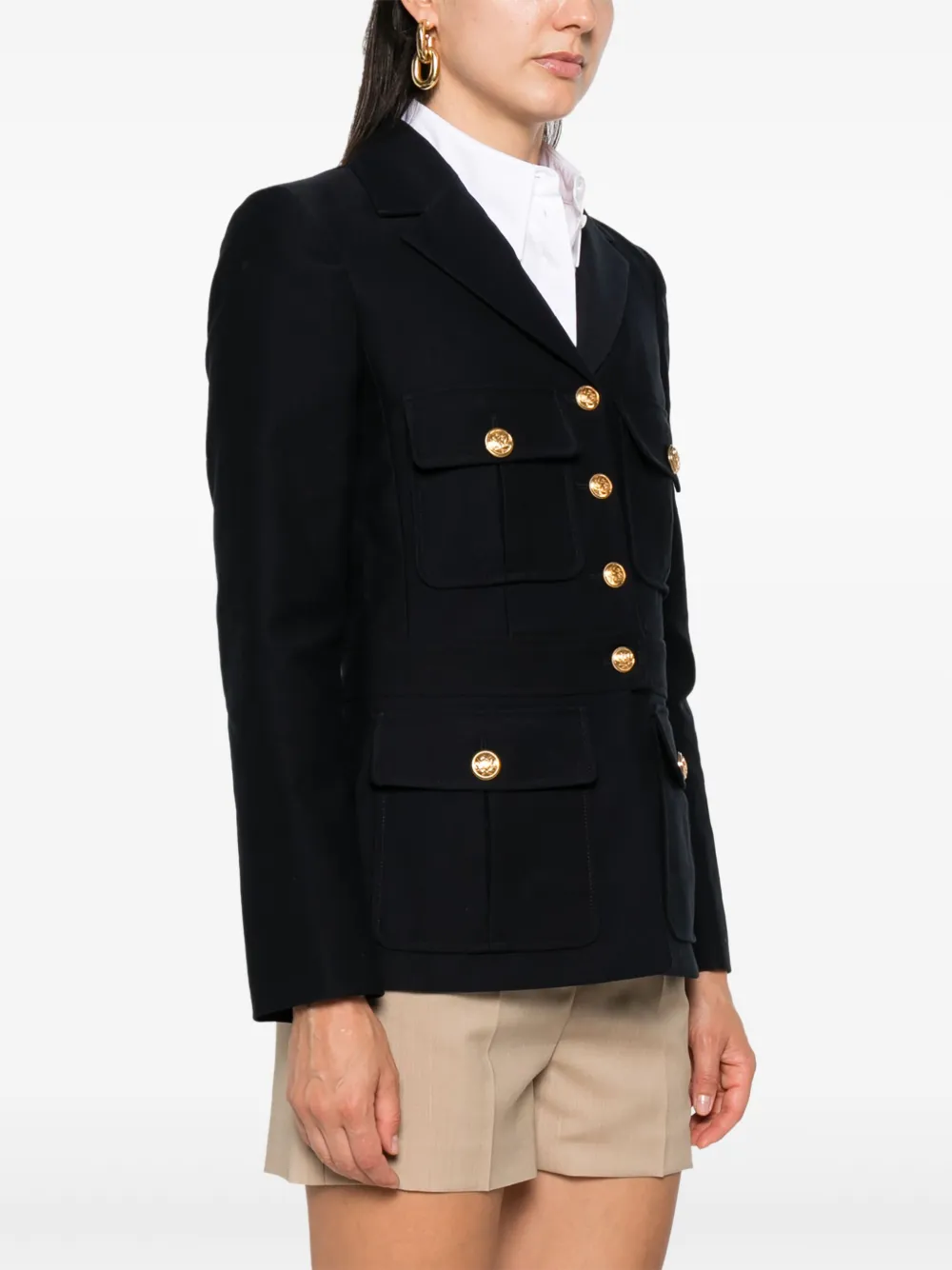 Chloé Cotton Jacket | Blue | FARFETCH