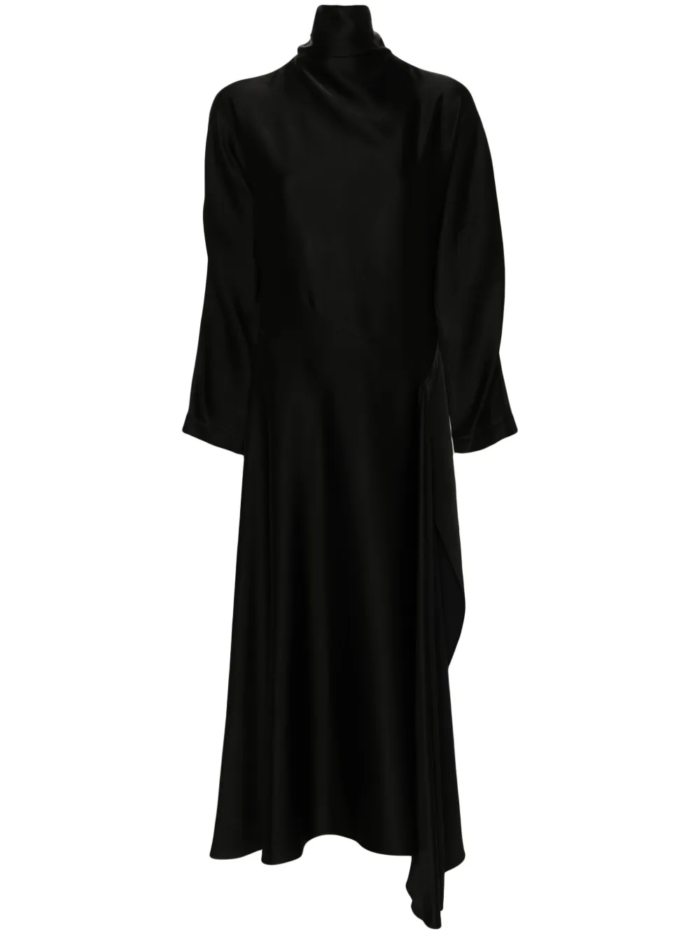 Alaïa Asymmetric Fluid Midi Dress - Farfetch