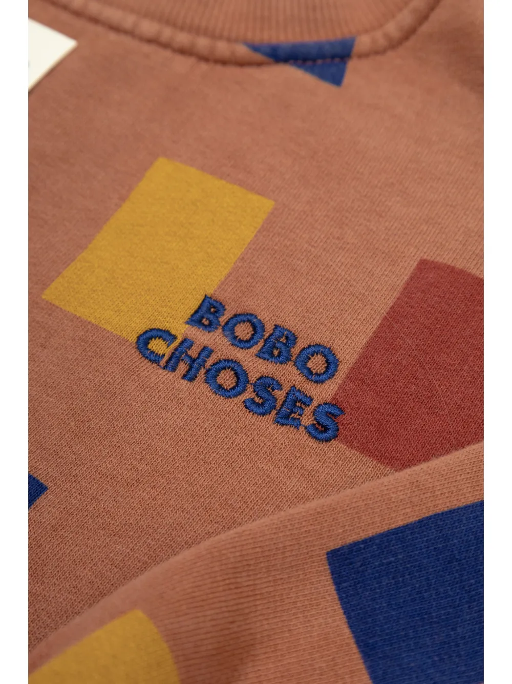Bobo Choses Geometric Print Sweatshirt | Brown | FARFETCH