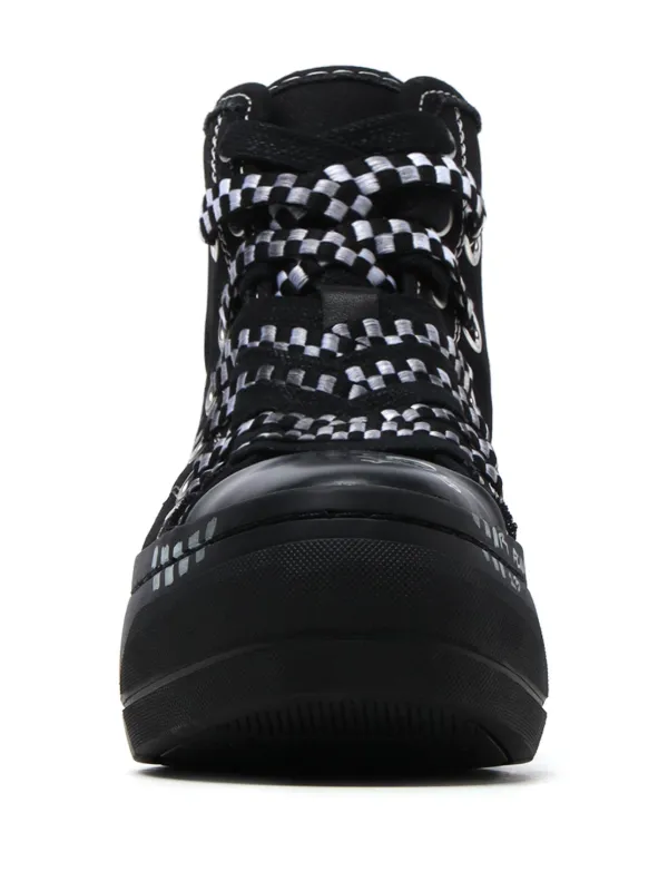 R13 Double Grommet Kurt Sneakers | Black | FARFETCH R13 Double Grommet Kurt Sneakers | Black | FARFETCH