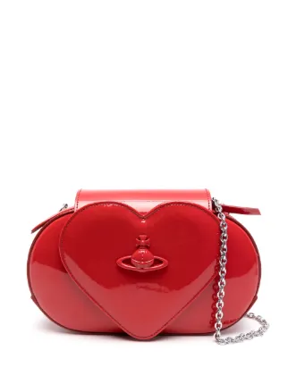 Vivienne Westwood Jonny Heart Flap Cross Body Bag | Red | FARFETCH