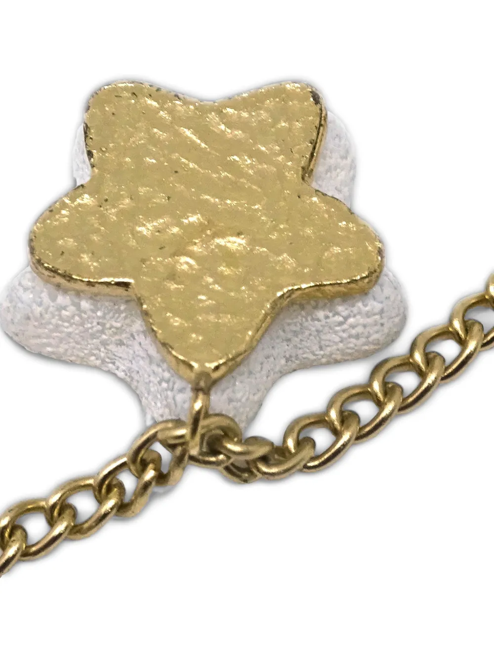 CHANEL Pre-Owned 1990-2000 Star Logo Pendants Necklace | Gold | FARFETCH