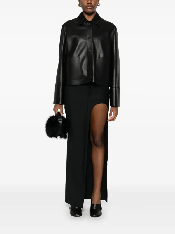 LOEWE Leather Jacket | Black | FARFETCH LOEWE Leather Jacket | Black | FARFETCH
