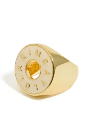 Bimba y Lola logo-lettering Ring | Neutrals | FARFETCH UK