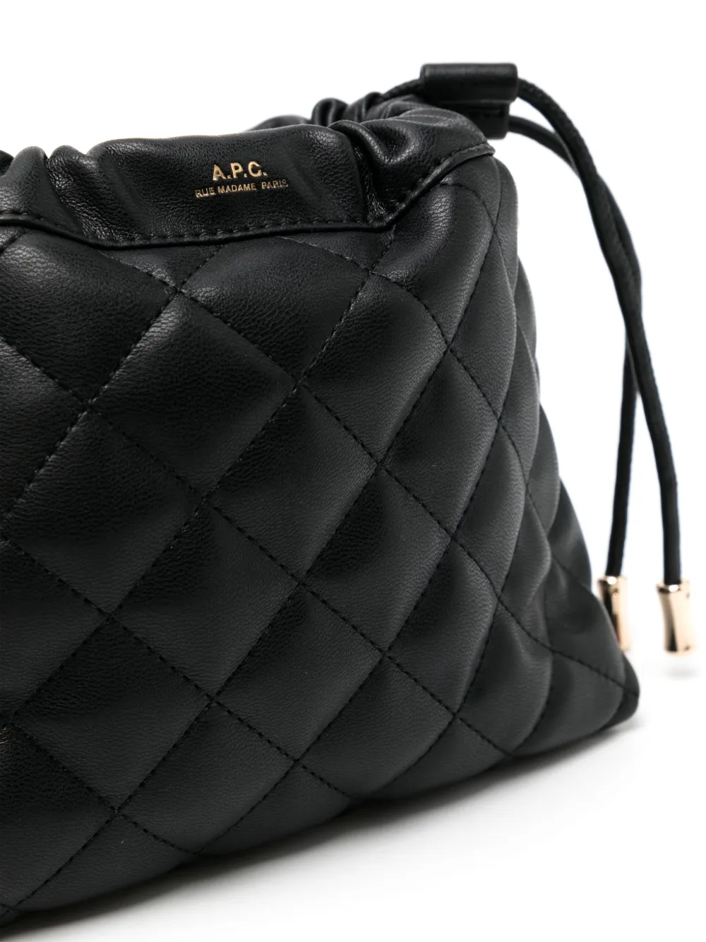 A.P.C. Ninon Shoulder Bag | Black | FARFETCH