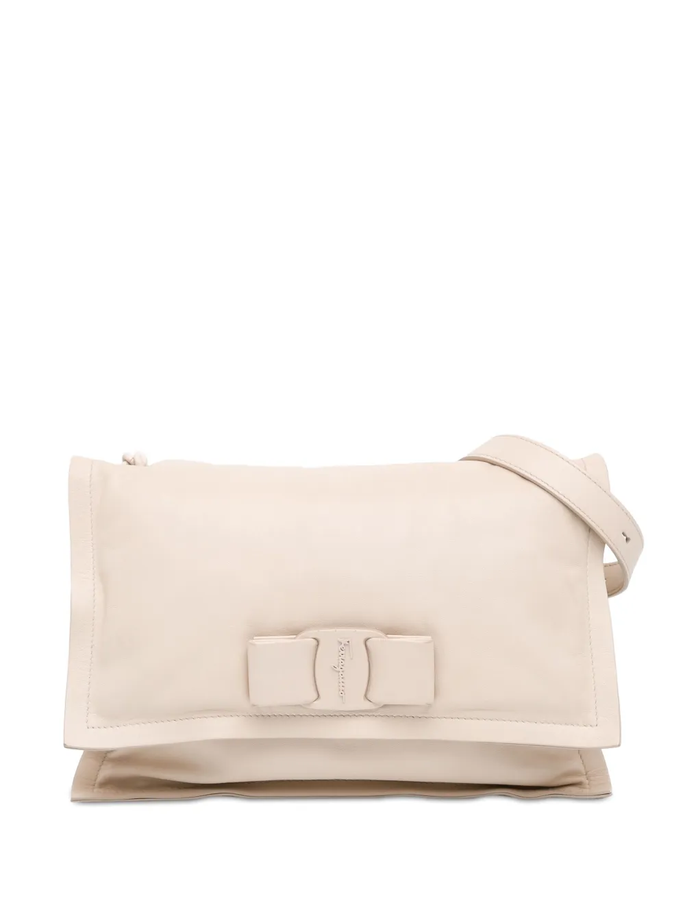 Ferragamo Pre-Owned 2016-2023 ヴィヴァ リボン パデッド ショルダーバッグ - Farfetch