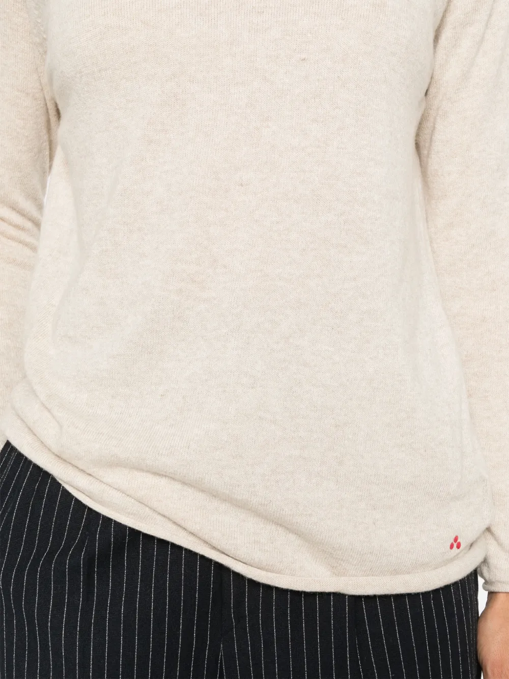 Peuterey logo-embroidered Jumper | Neutrals | FARFETCH