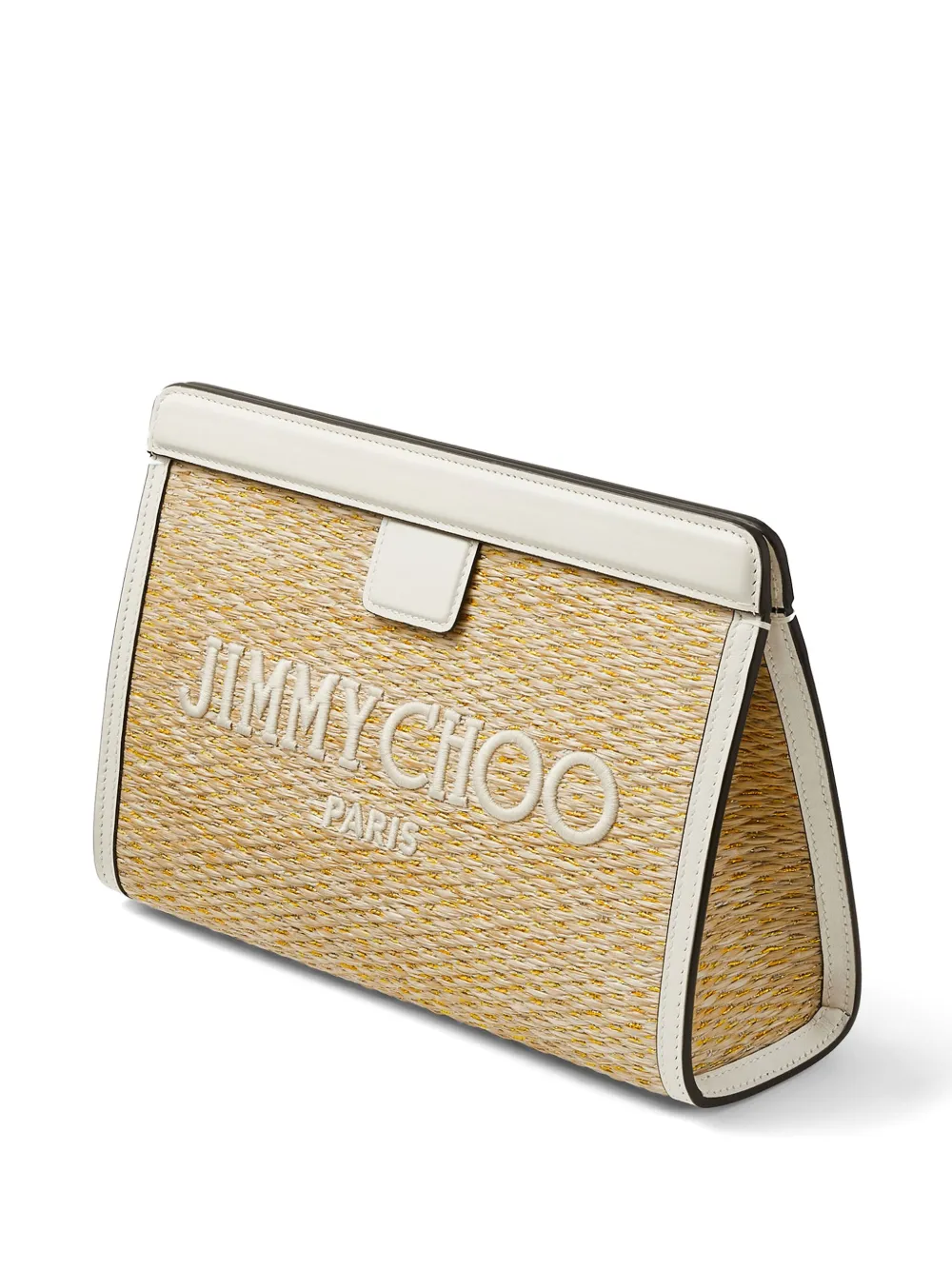 Jimmy Choo Avenue Clutch Bag | Neutrals | FARFETCH UK