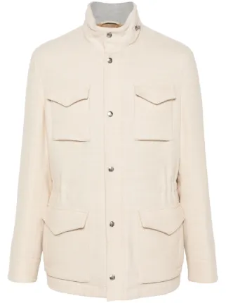 Eleventy mélange-effect Jacket | Neutrals | FARFETCH