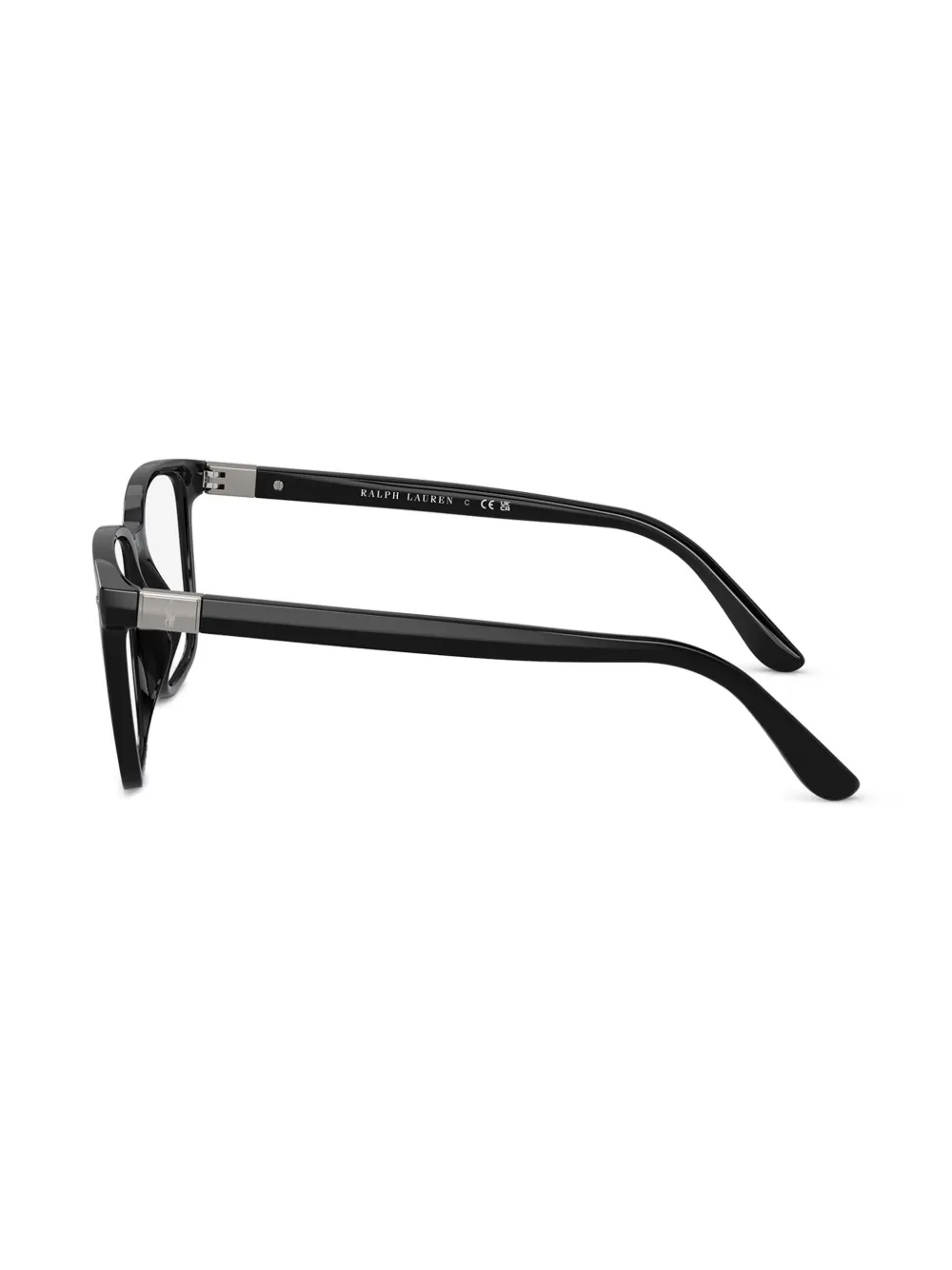 Polo Ralph Lauren square-frame Glasses | Black | FARFETCH