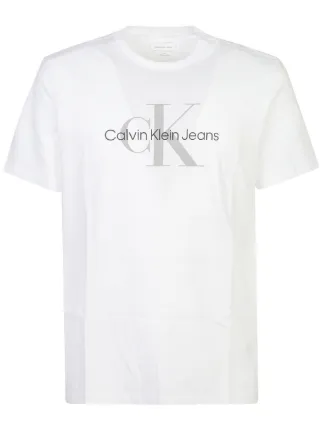 Calvin Klein logo-print T-shirt | White | FARFETCH