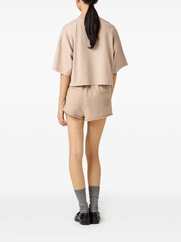 Miu Miu ロゴ Tシャツ | ニュートラル | FARFETCH JP Miu Miu ロゴ Tシャツ | ニュートラル | FARFETCH JP