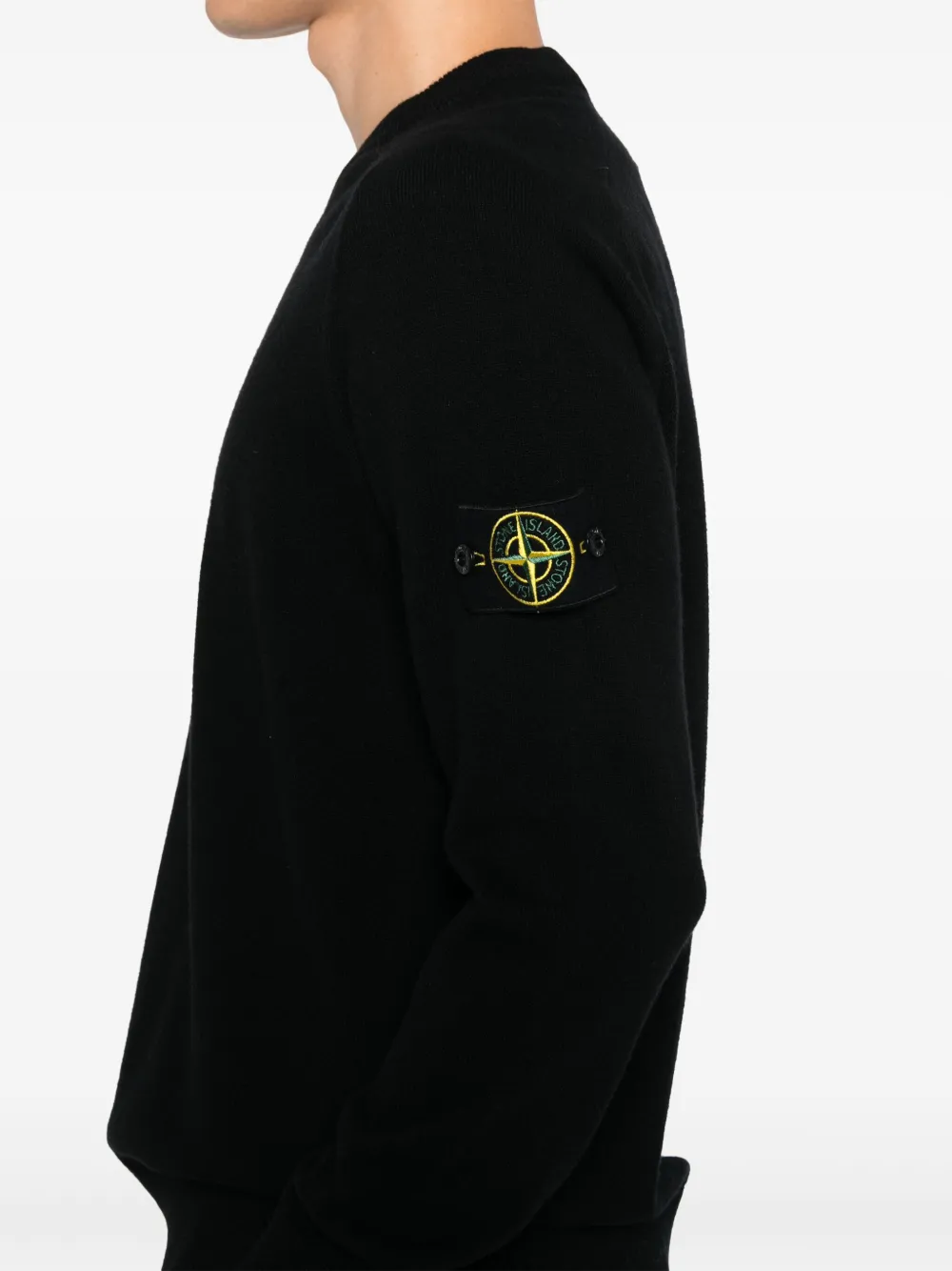 Stone Island Compass-badge Sweater | Black | FARFETCH