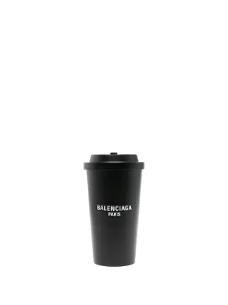 Balenciaga Clutch 9AM Coffee Cup | Preto | FARFETCH BR