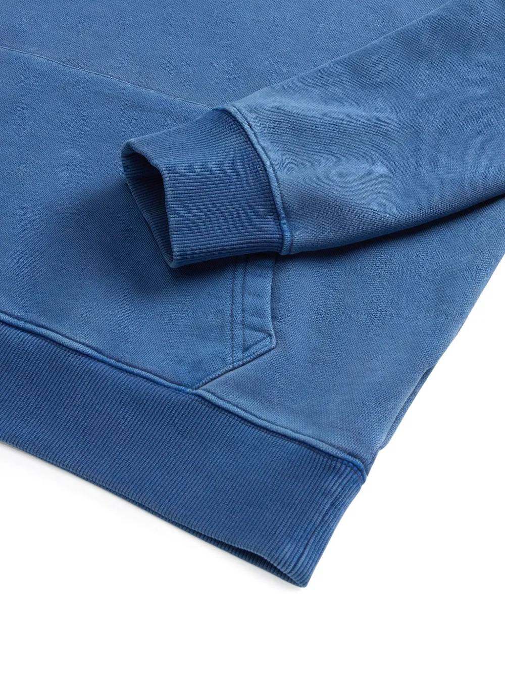 Woolrich logo-embroidered Cotton Hoodie | Blue | FARFETCH