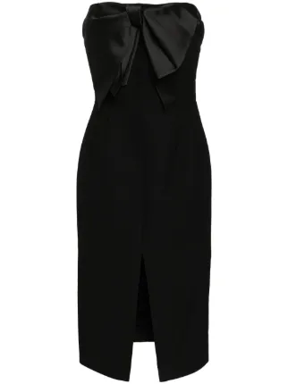 Dice Kayek Statement Bow Maxi Dress | Black | FARFETCH