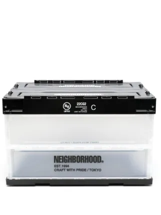 Neighborhood Folding Container Storage Box (31cm x 52cm) | Black | FARFETCH