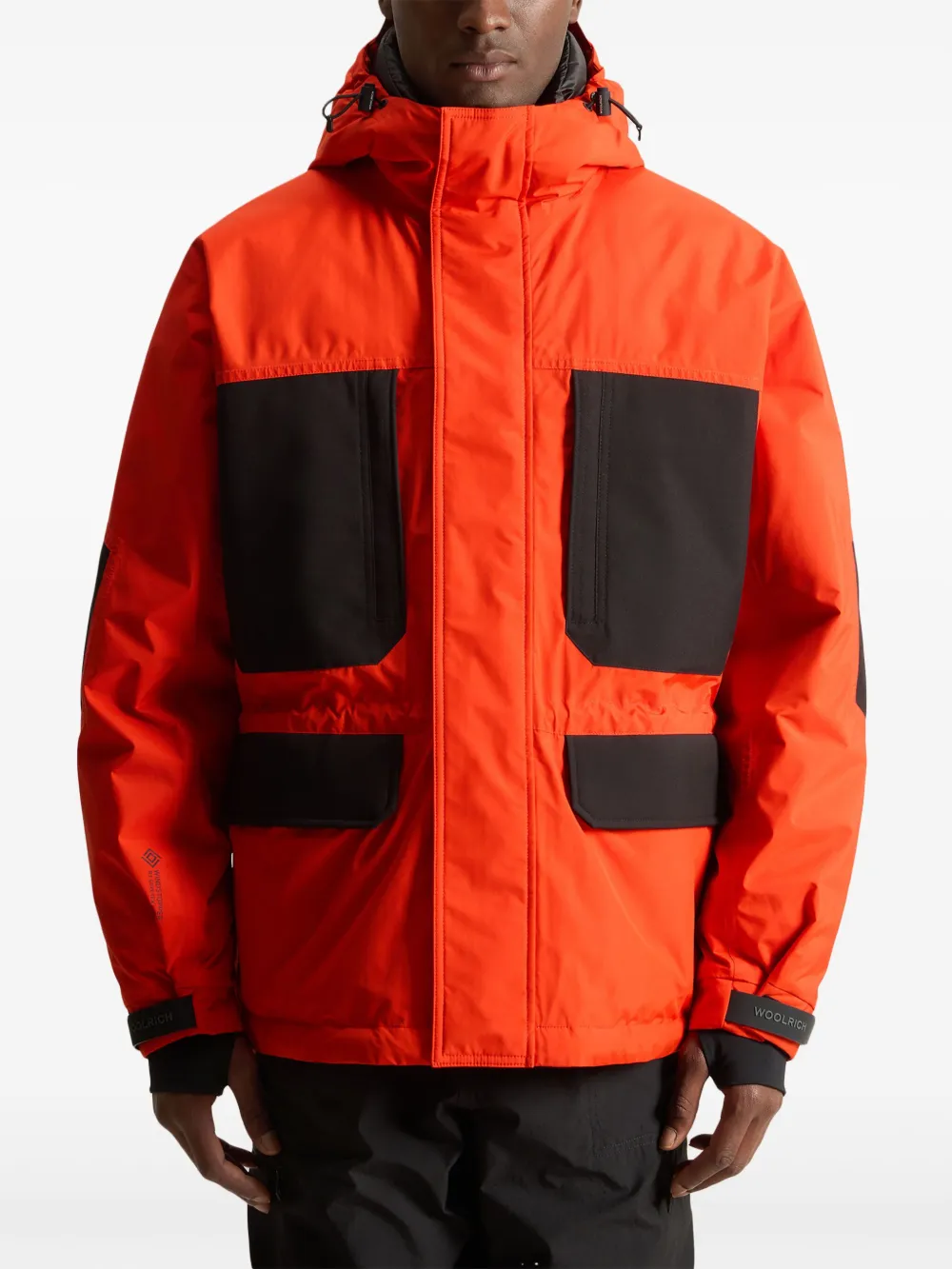 Woolrich GTX Mountain Jacket | Orange | FARFETCH