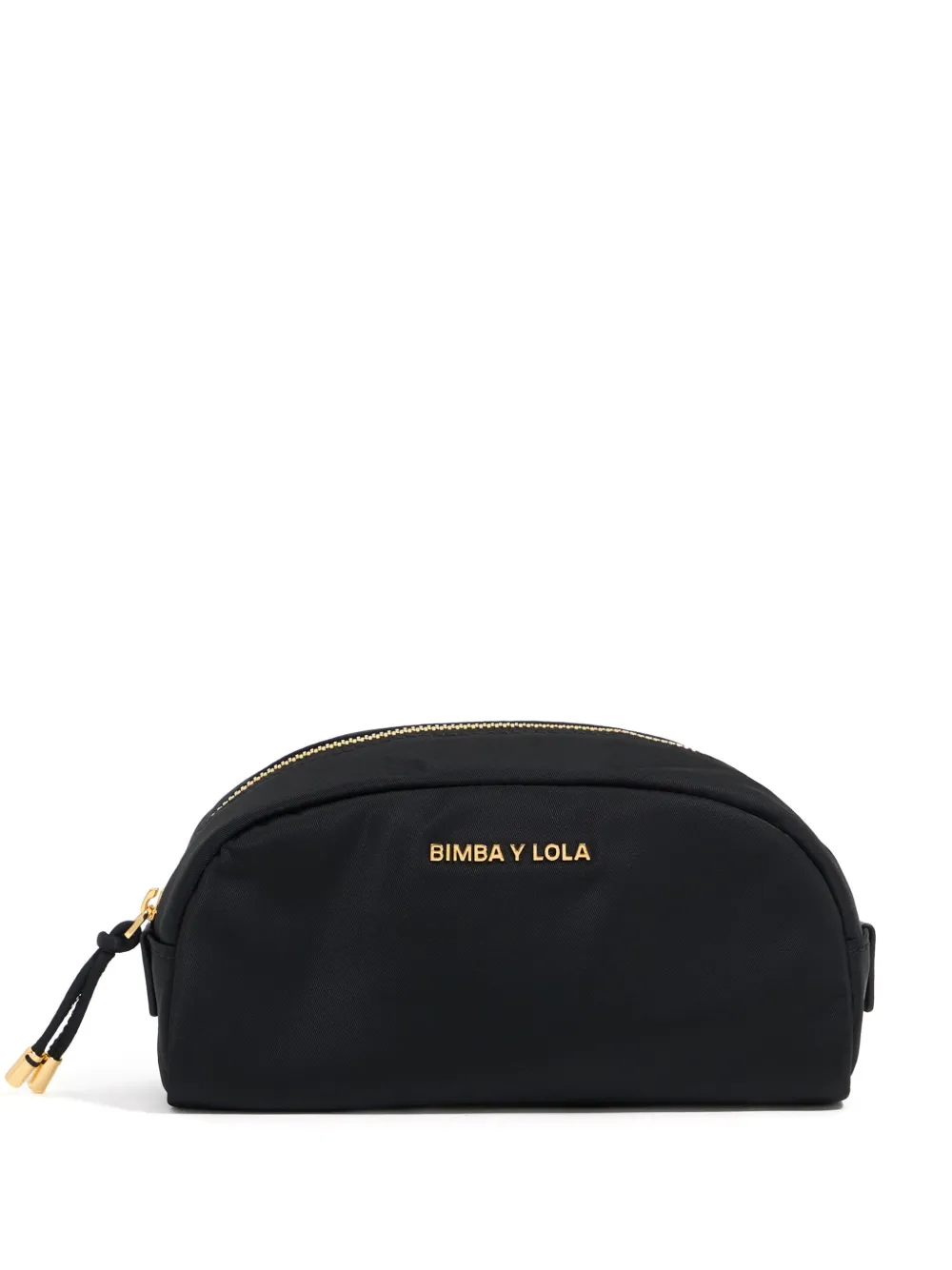 Bimba y Lola logo-lettering Makeup Bag | Black | FARFETCH