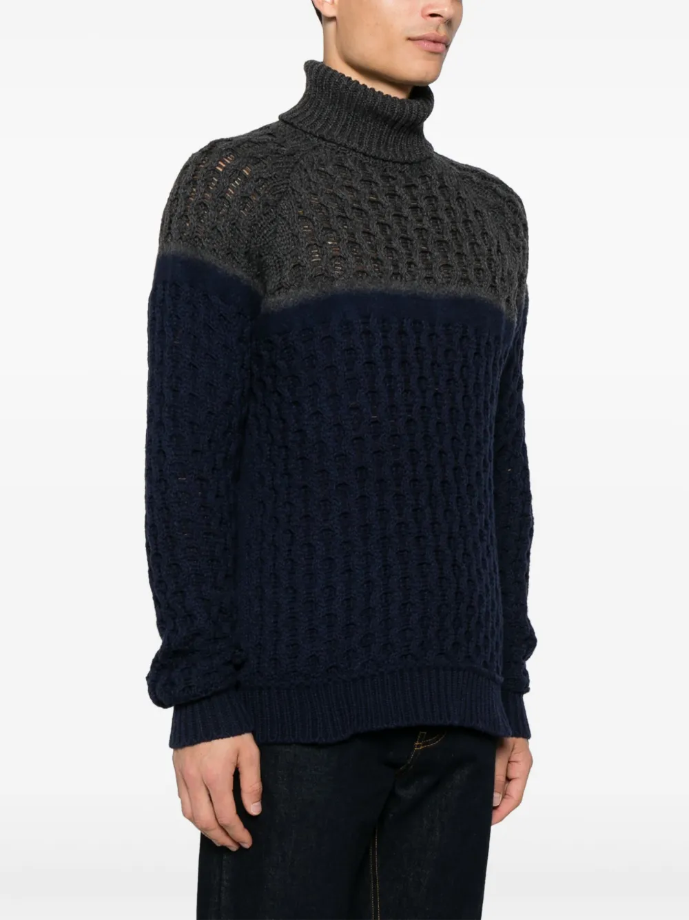 Jacob Cohën cable-knit Sweater | Blue | FARFETCH