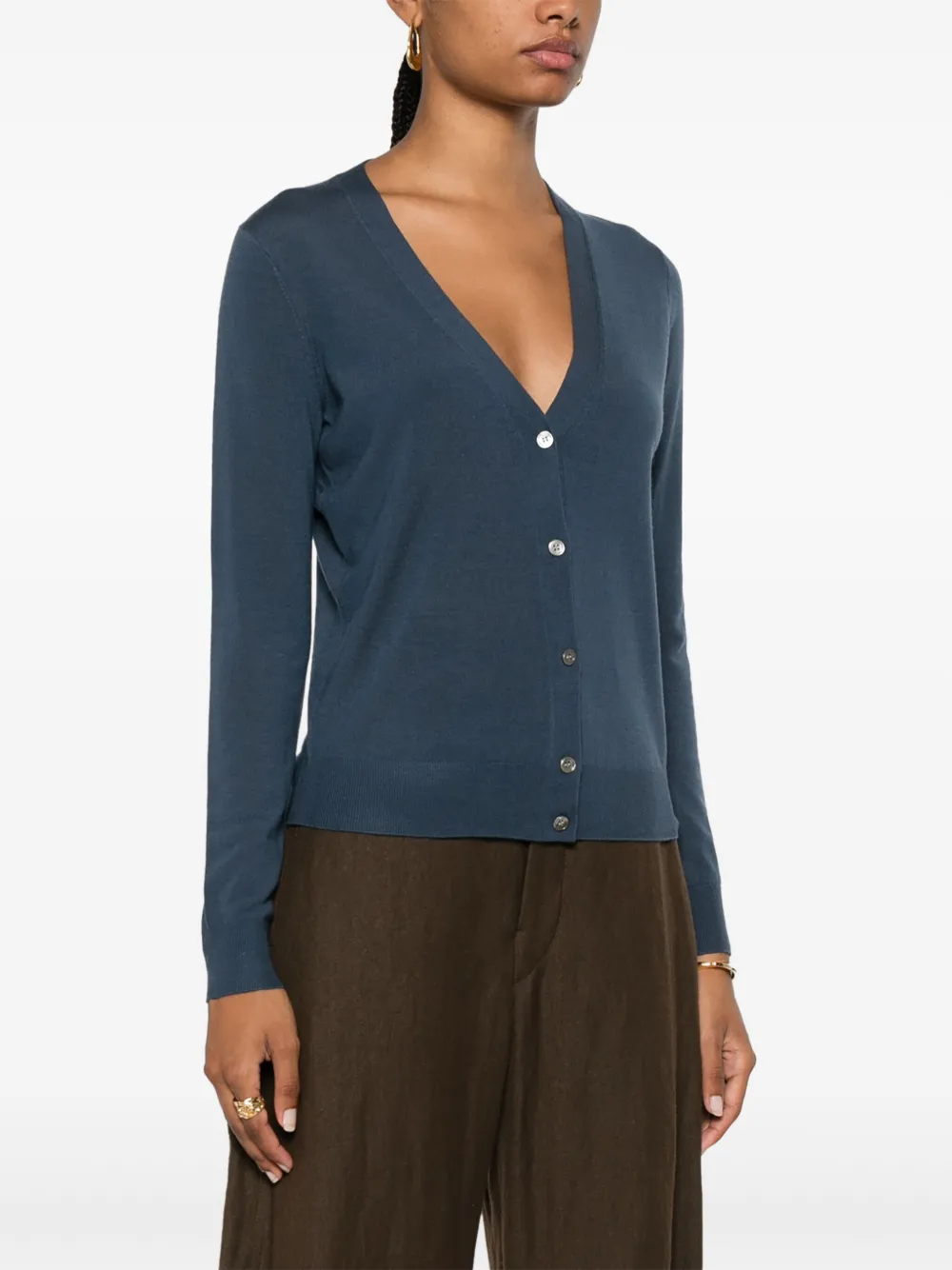 Theory Vネックカーディガン - 長袖