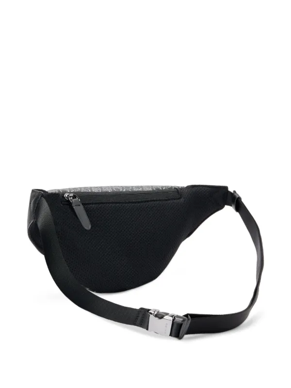 Michael Kors Hudson belt bag men Canvas Polyester Calf Leather Polyester One Size Black
