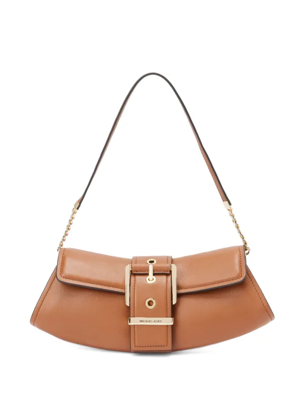 Michael Kors Small Leather Clutch Bag Brown FARFETCH CA