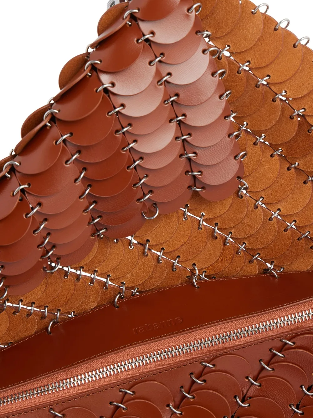 Rabanne Paco Leather Shoulder Bag | Brown | FARFETCH