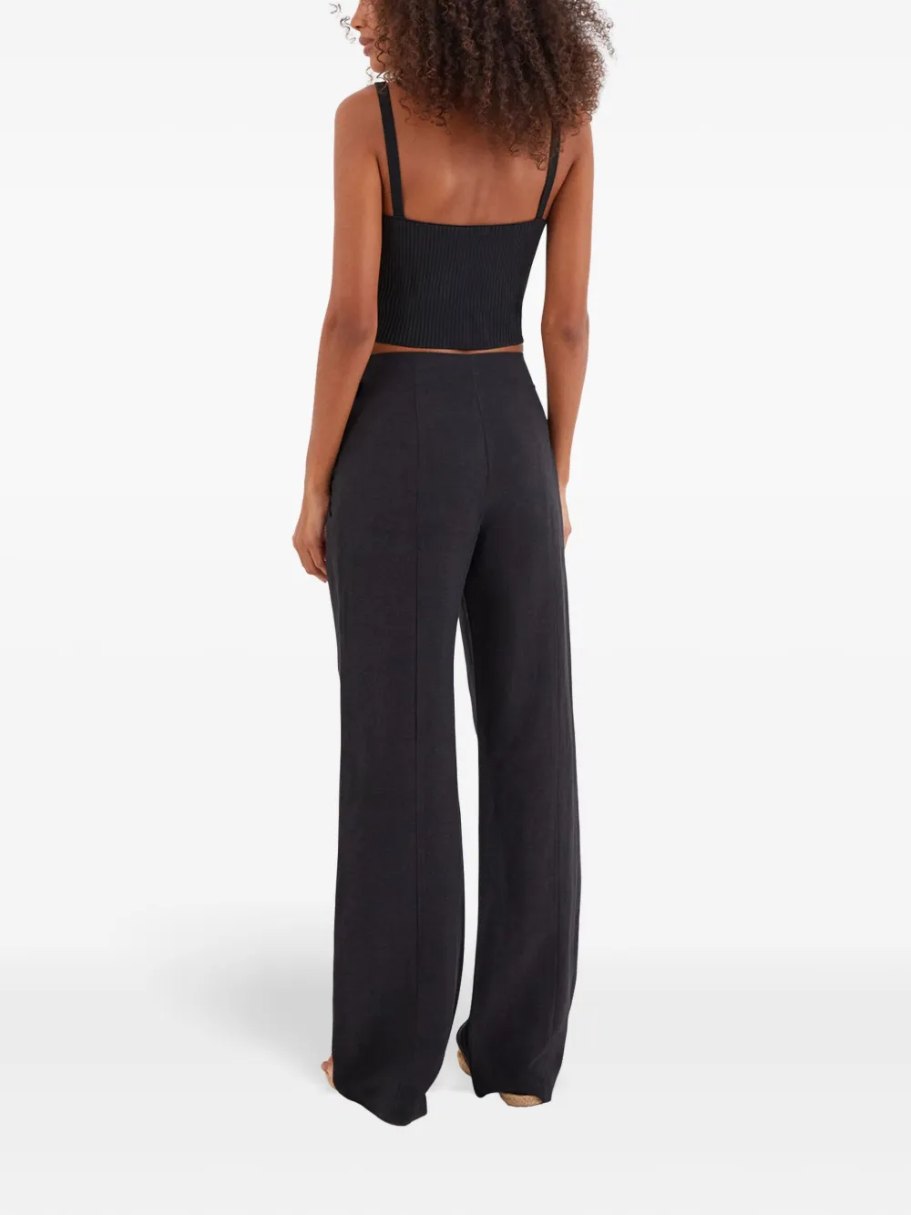 VIX PAULA HERMANNY Lyra Cropped Top | Black | FARFETCH
