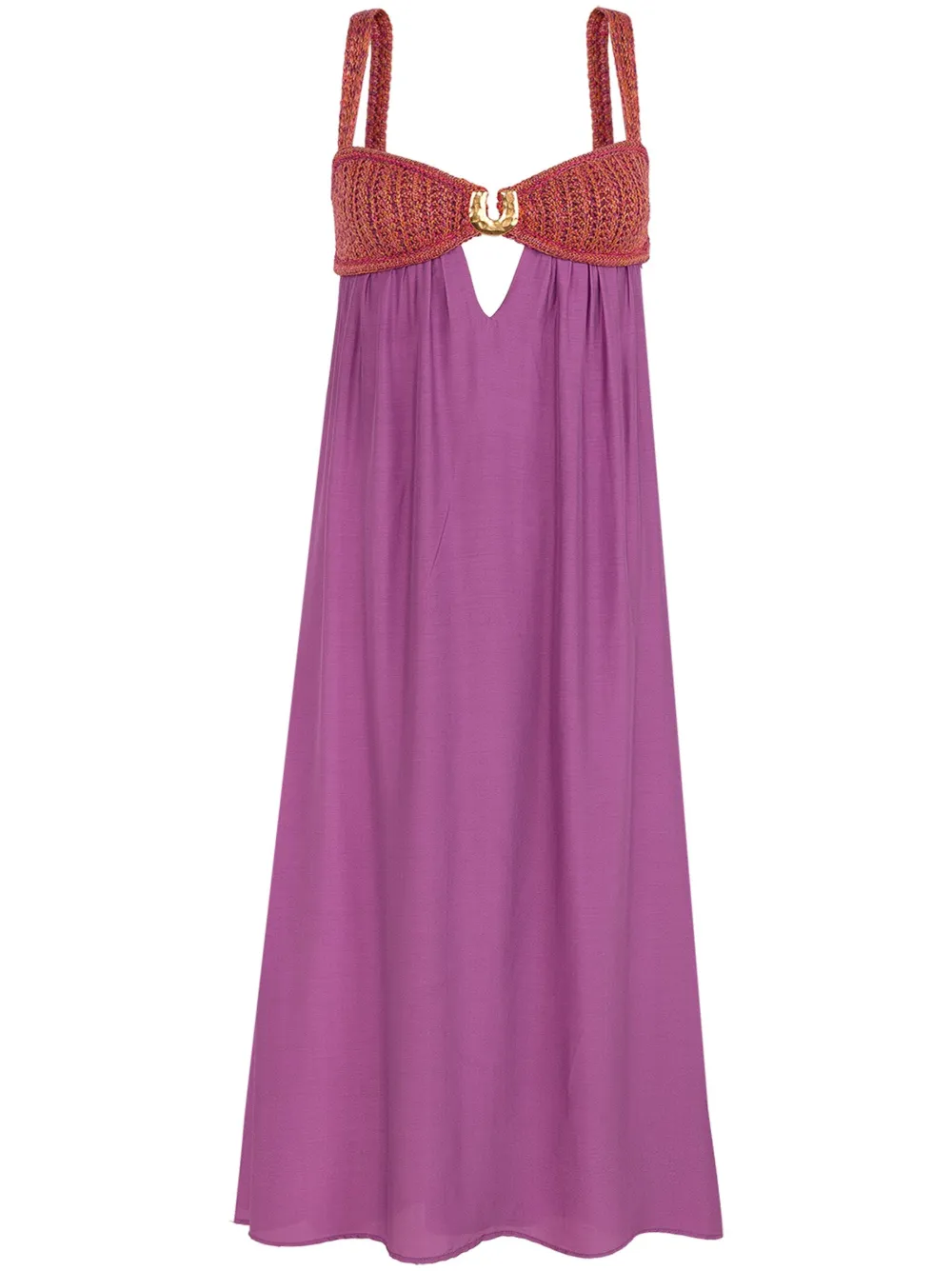 VIX PAULA HERMANNY Aria Maxi Dress | Purple | FARFETCH