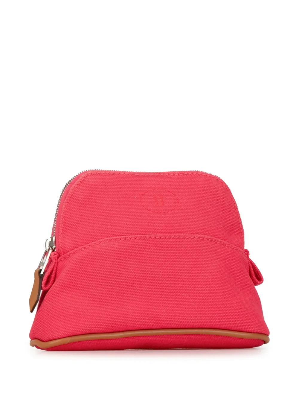 Hermès Pre-Owned 2015-2023 Mini Canvas Bolide Pouch | Pink | FARFETCH